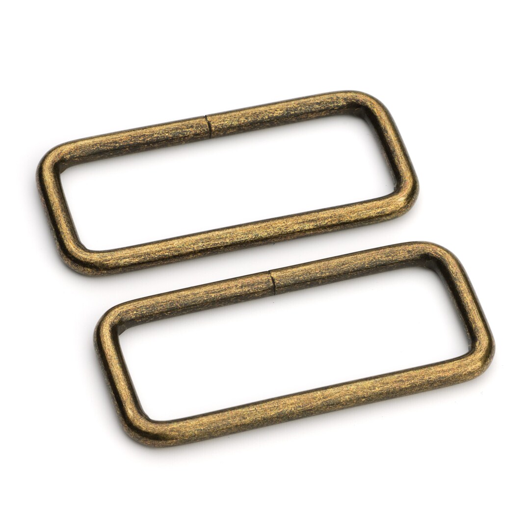 2" Metal Square Ring - Antique Brass - (SQUARE RING SRG-134) - Etsy