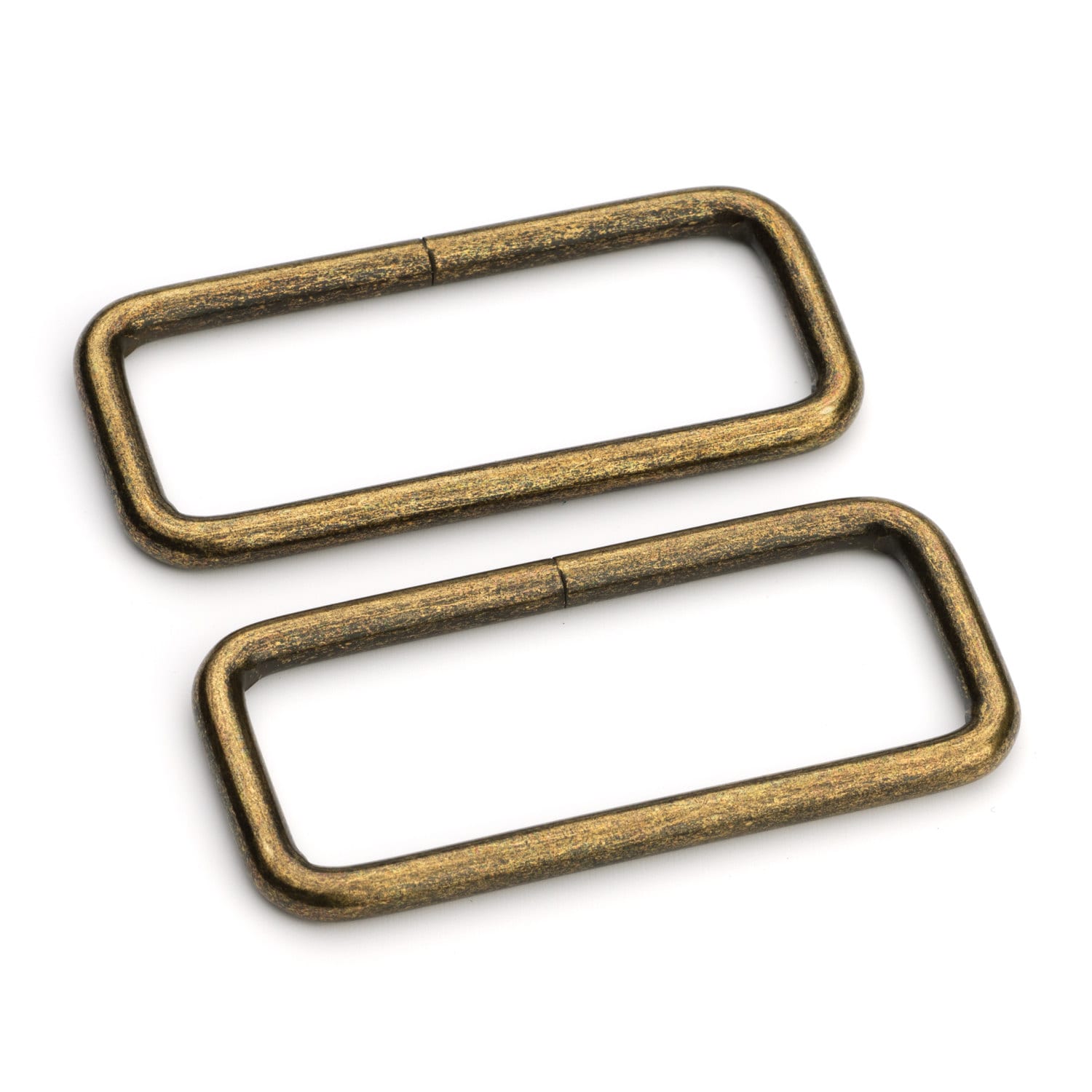 2 Metal Square Ring Antique Brass SQUARE RING - Etsy