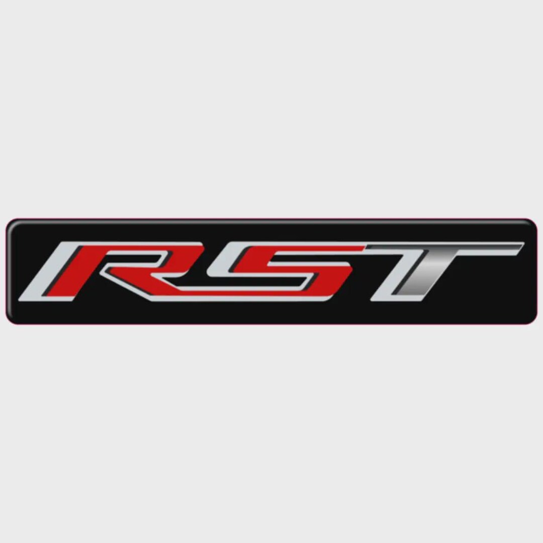 Chevy RST 3D Domed Badge Emblem - Etsy