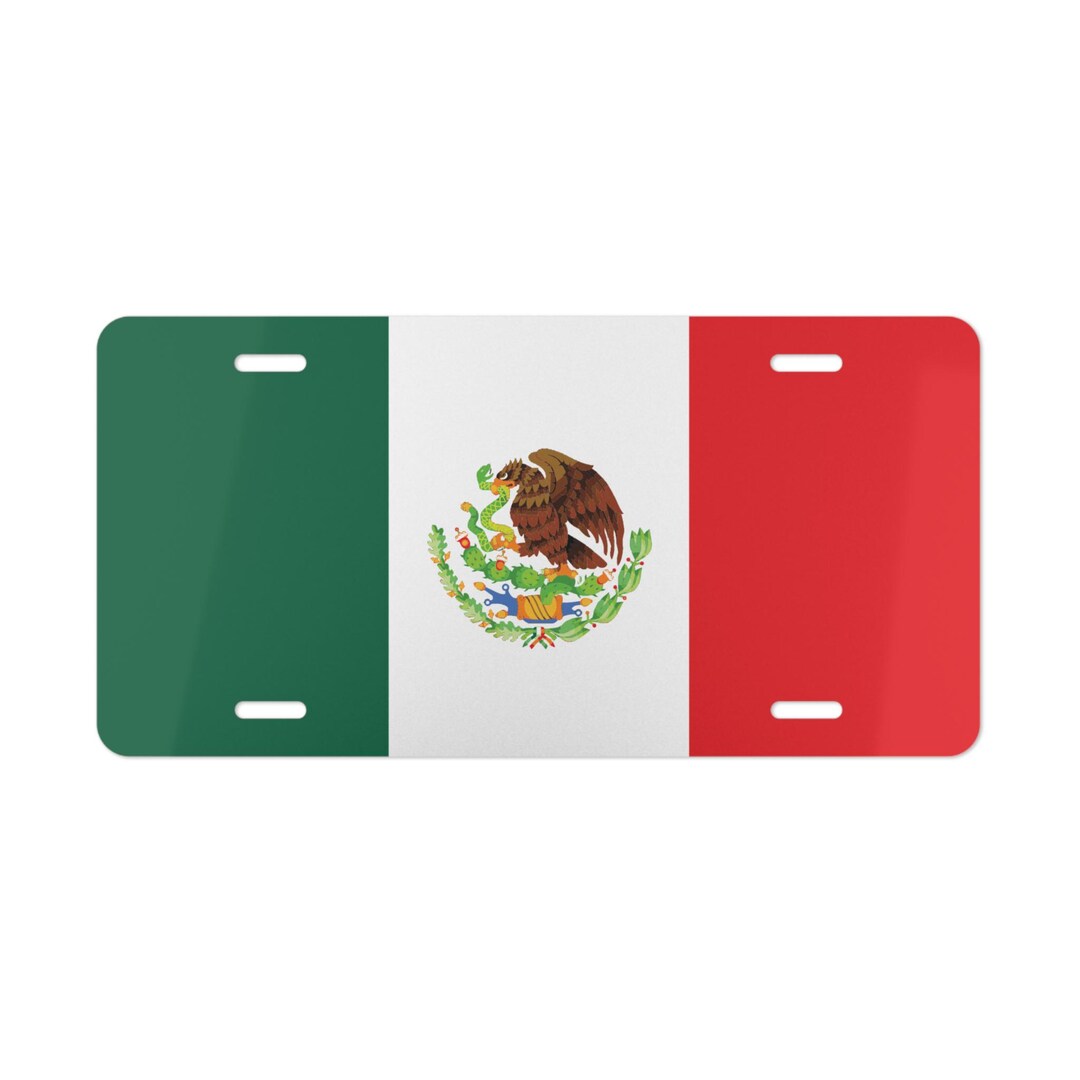 Mexican Flag Mexico License Plate - Etsy