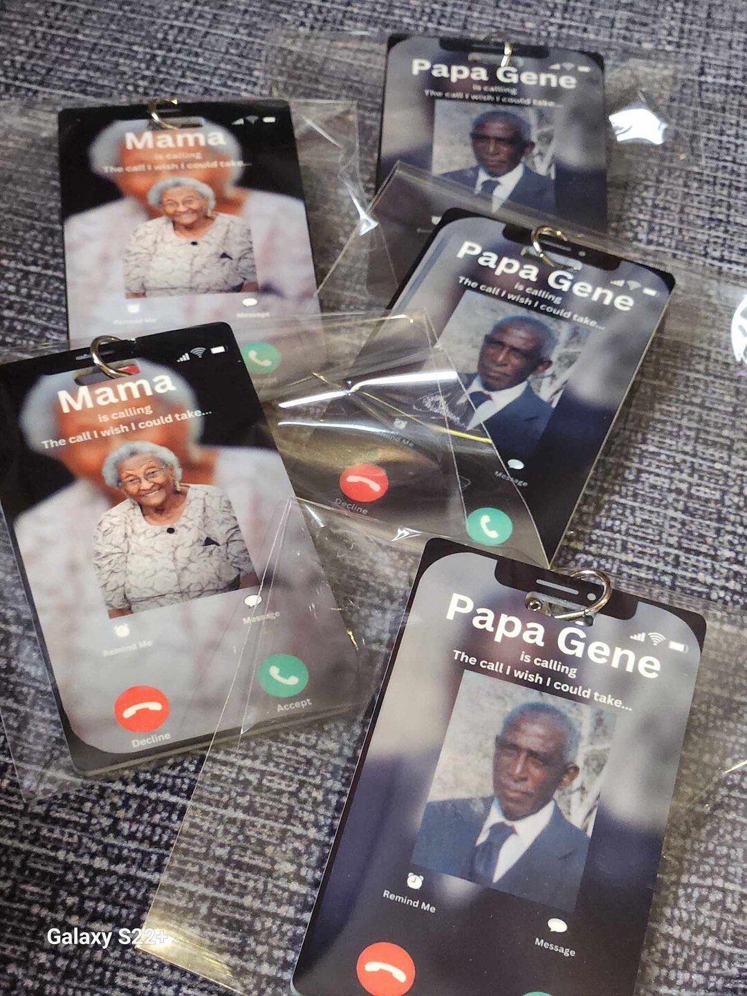 Custom Who's Calling Memorial Keychain - Etsy