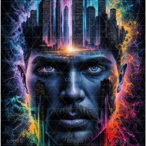 Surreal Urban Dreamscape Digital PNG Files for Instant Download High ...