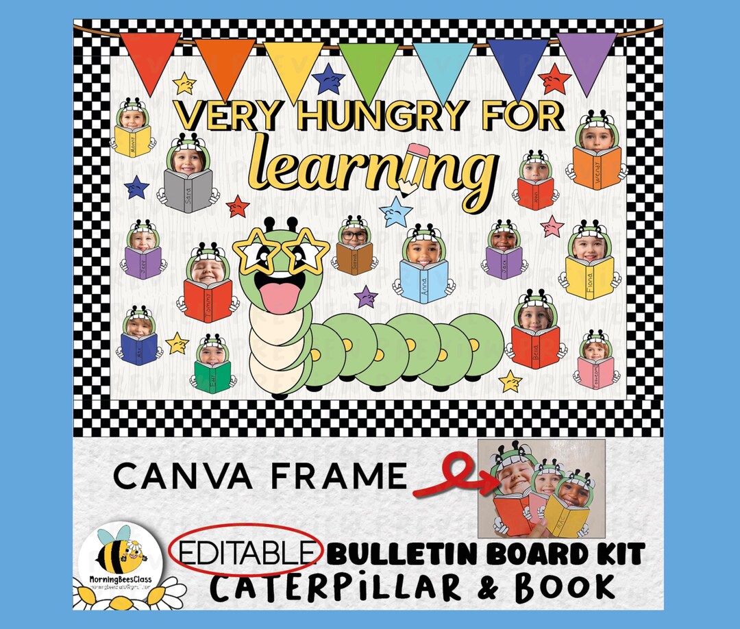 Bulletin Board Kit Back to School Caterpillar Welcome Back to School ...