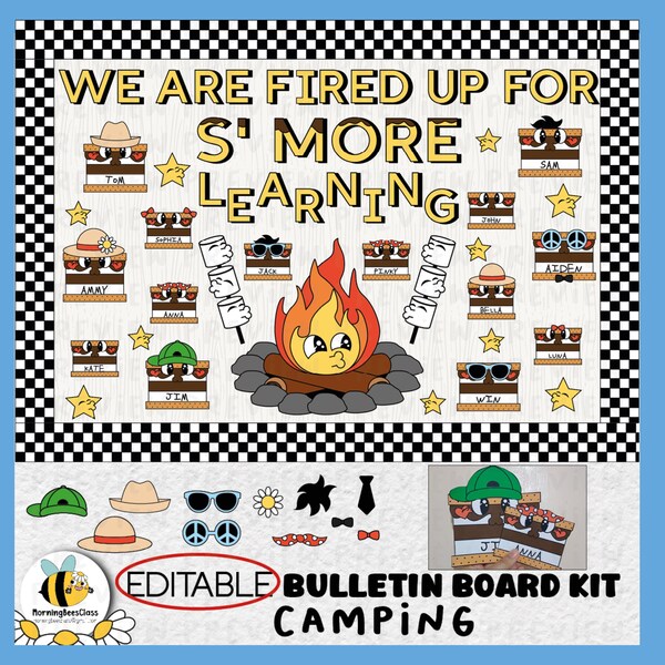 Camping Bulletin Board - Etsy