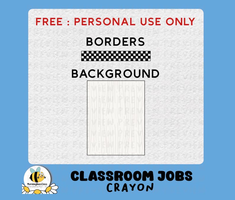 Classroom Job Chart Editable Crayon Box Pocket Template Back to School ...