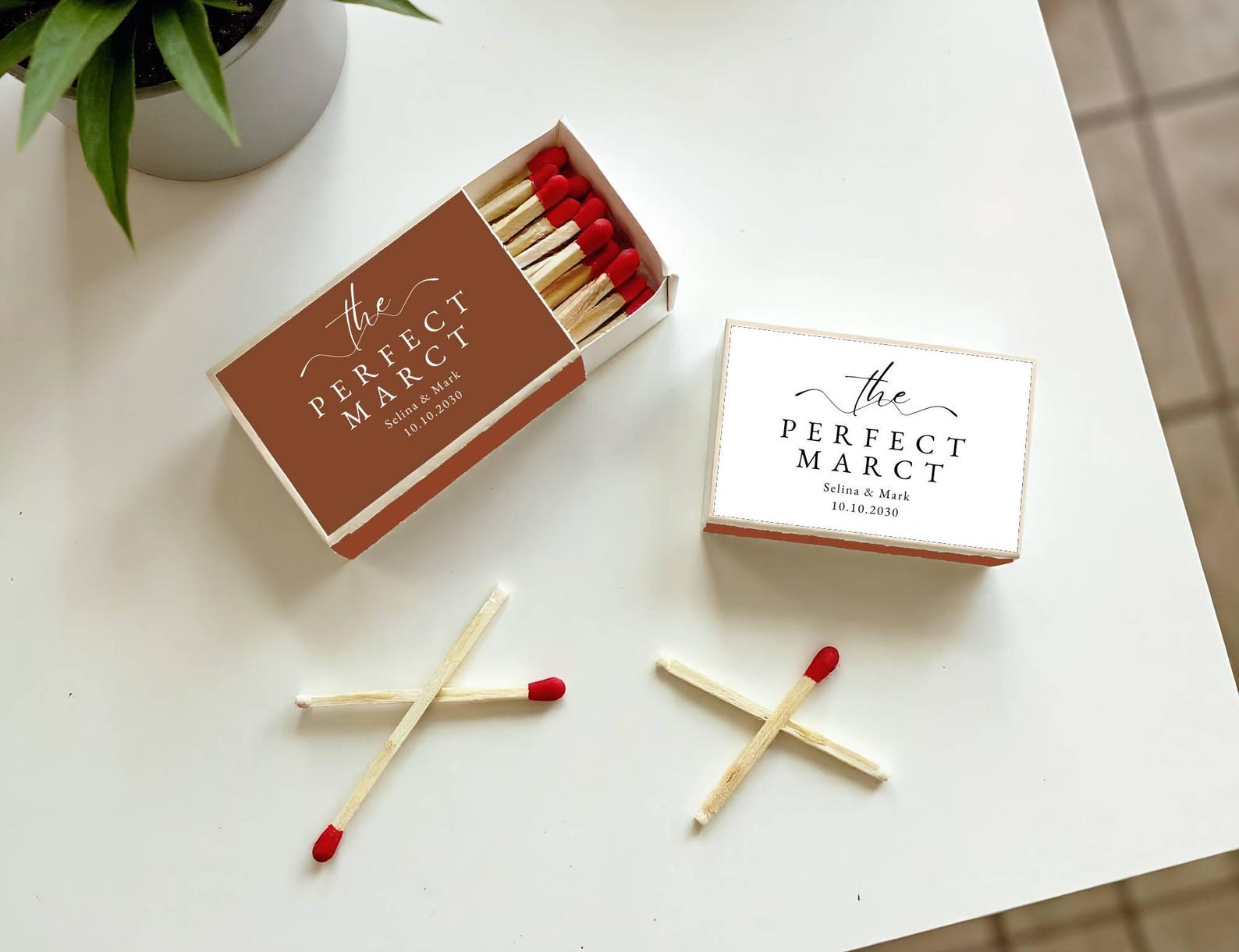 Custom Wedding Matches, the Perfect Match Personalized Matches, Wedding ...