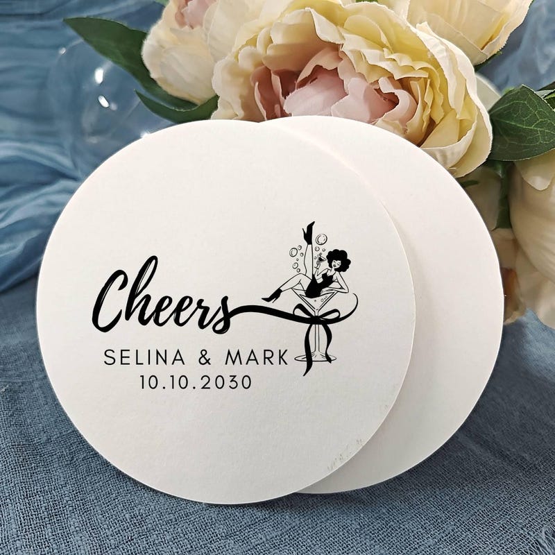 Personalized Paper Coasters - Etsy