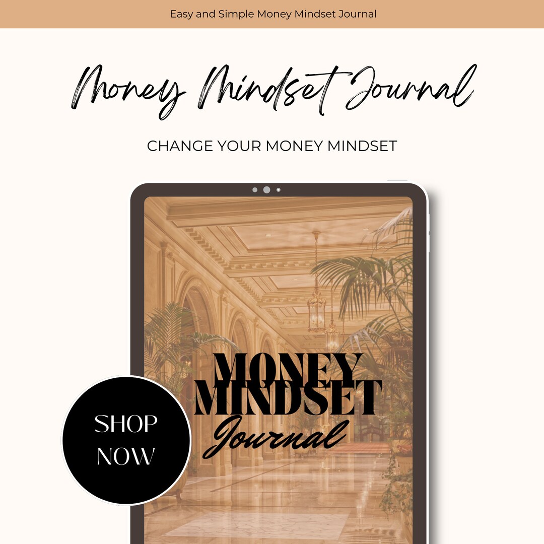 Money Mindset Journal, Digital Printable Manifestation Journal ...