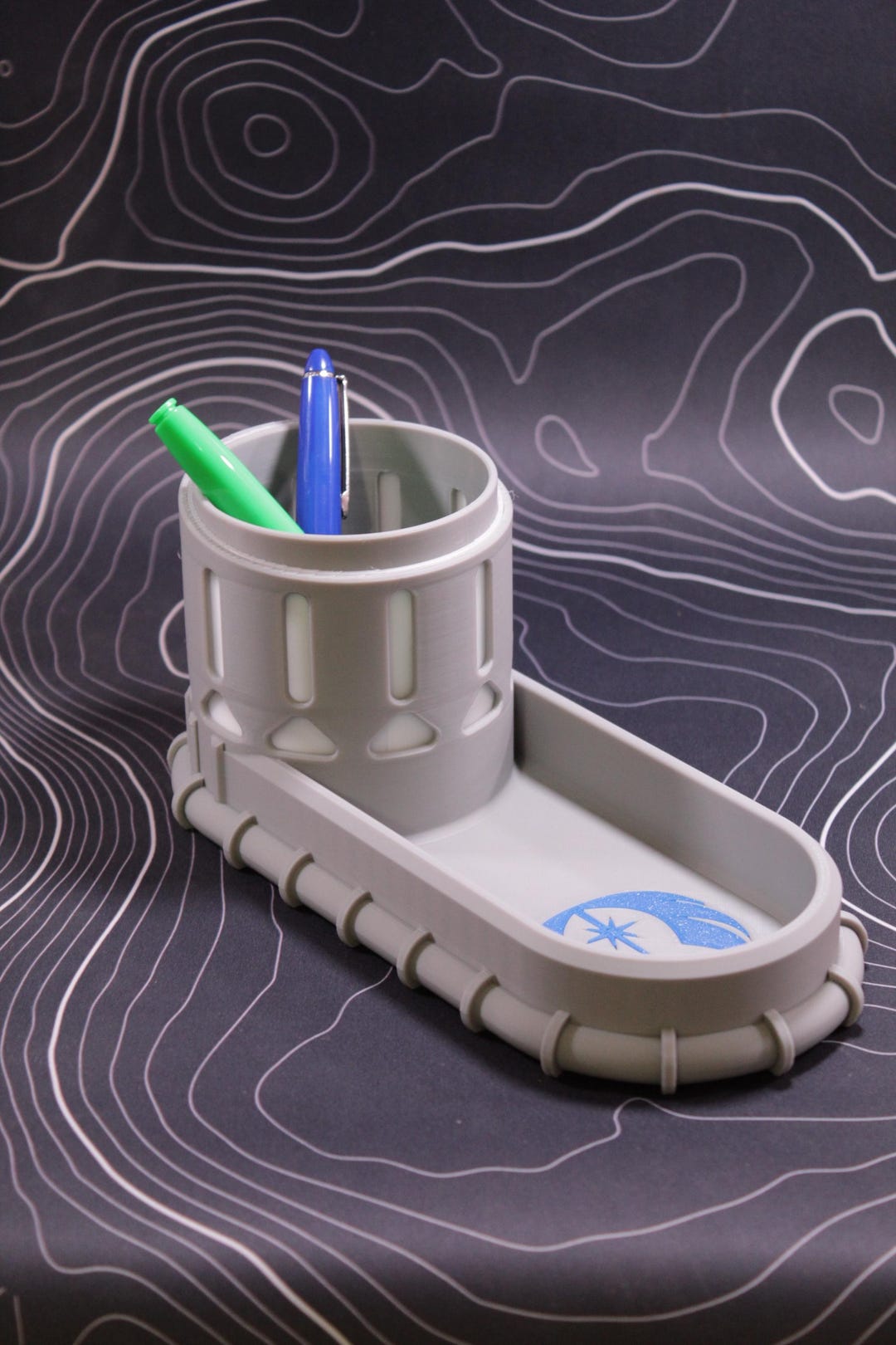 Light Side Inspired Jedi Knight Desk Organizer, Pen Holder Gift ...