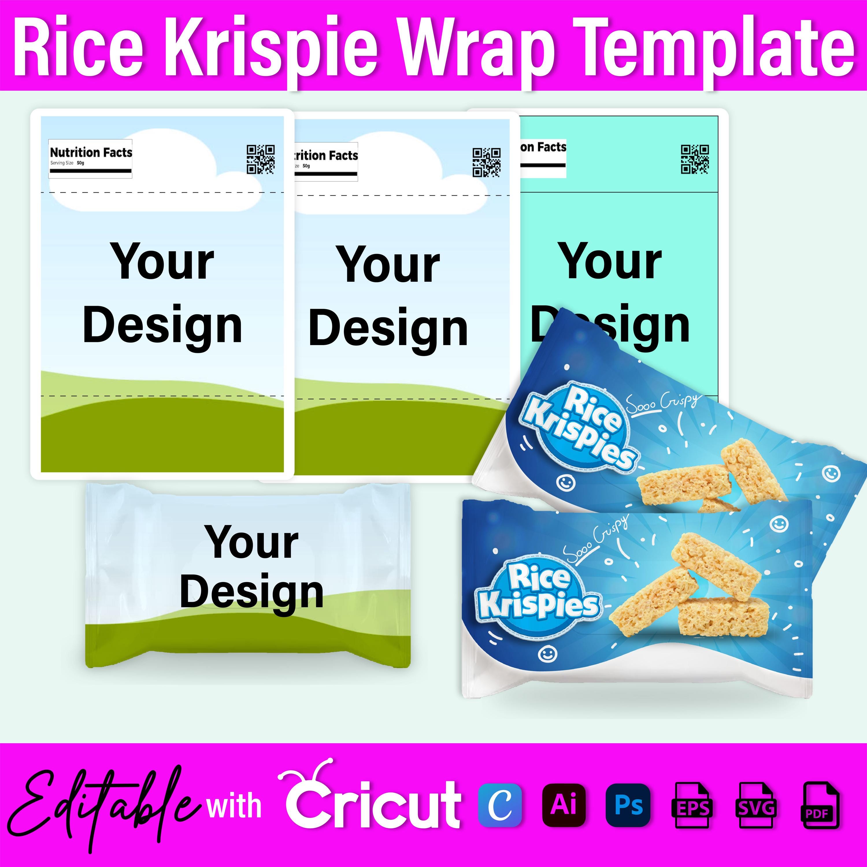 Rice Krispies Template, Rice Krispies Mockup Template, Rice Krispies ...