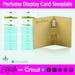 Perfume Sample Display Card Template: DIY Perfume Bottle Box (digital ...