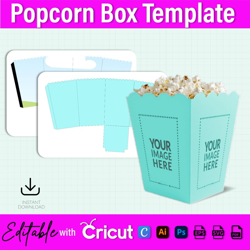 Mini Popcorn Boxes - Etsy