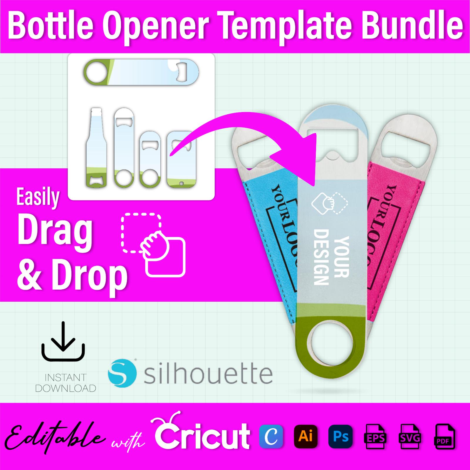 Bottle Opener Bundle, Bottle Opener Template Svg, Beer Bottle Opener ...