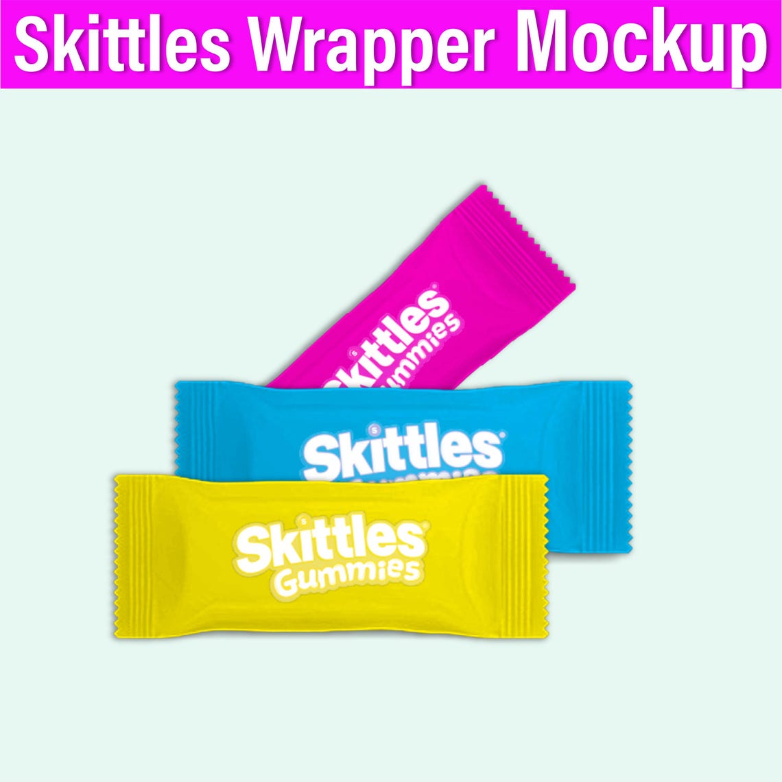 Skittles Wrapper Template: DIY Candy Label (digital Download) - Etsy