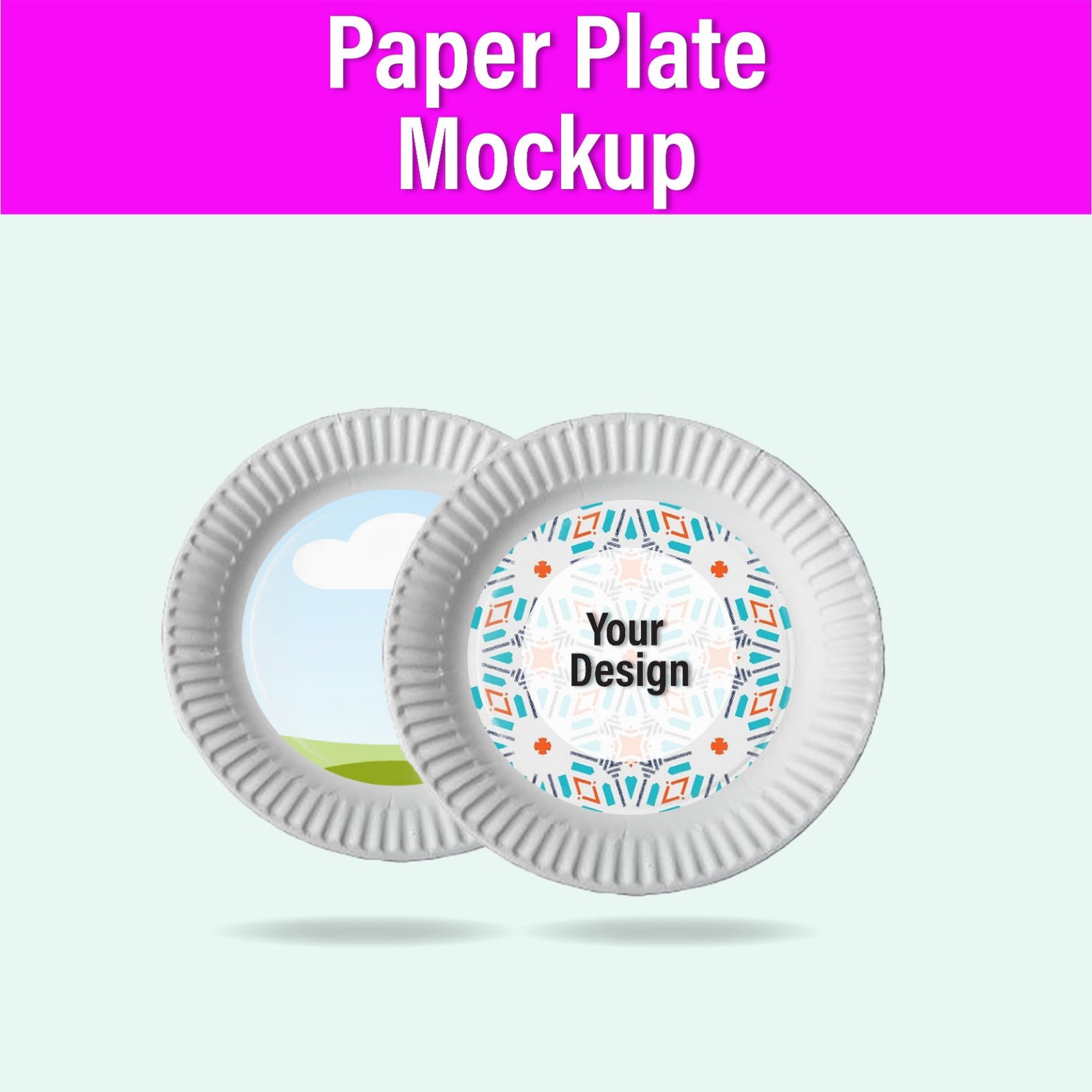 Paper Plate Template Bundle: Canva Editable Design (digital Download ...