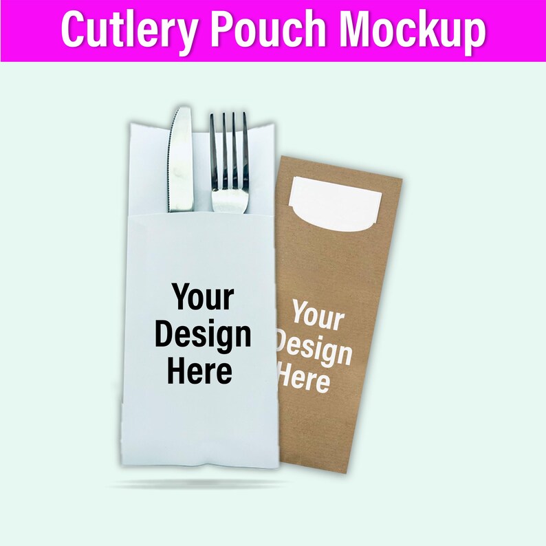 Cutlery Pouch Template, Cutlery Paper Holder, Cutlery Pouch Holder ...