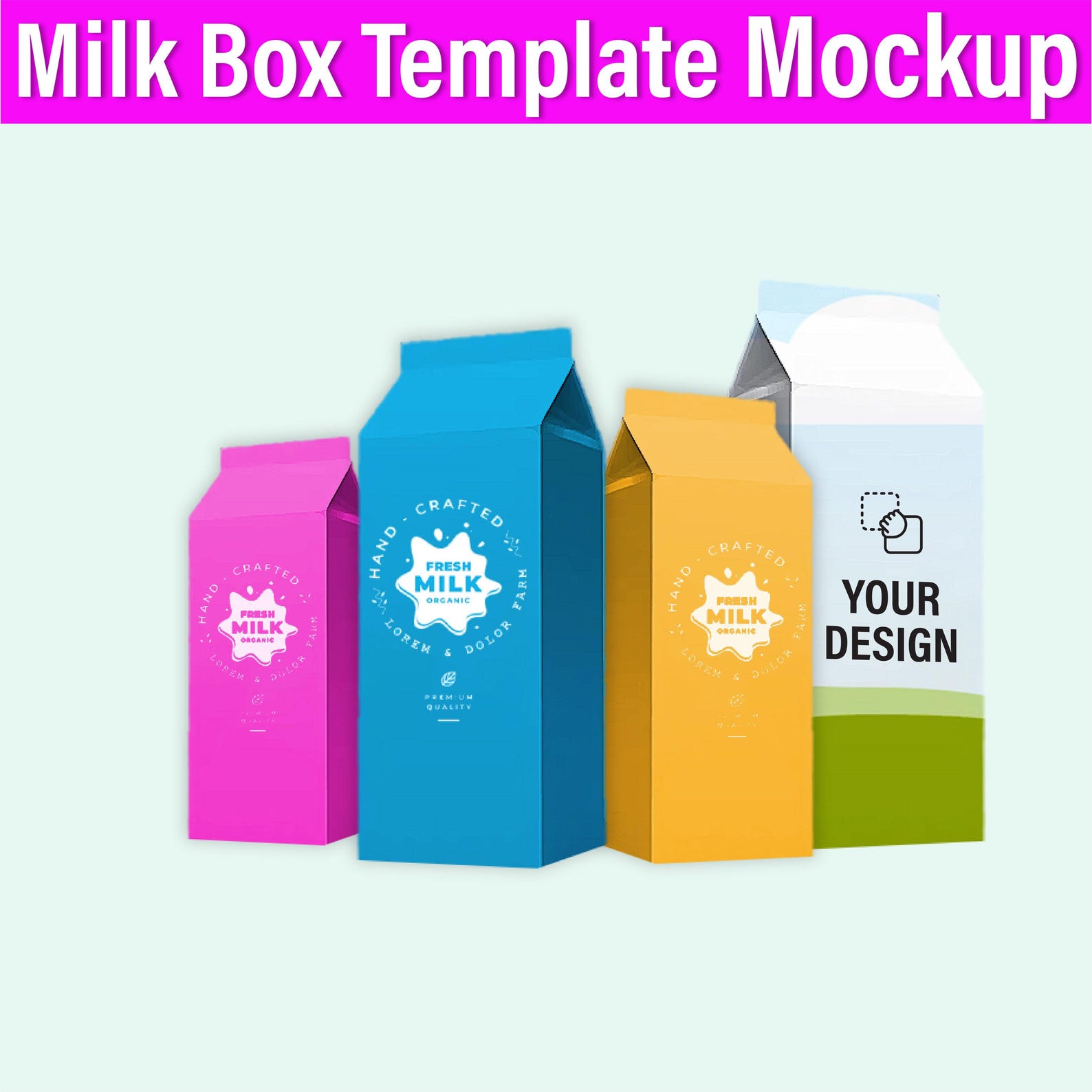 Milk Box Template Bundle, Milk Carton Box Svg, Milk Box Favor Box, Gift ...