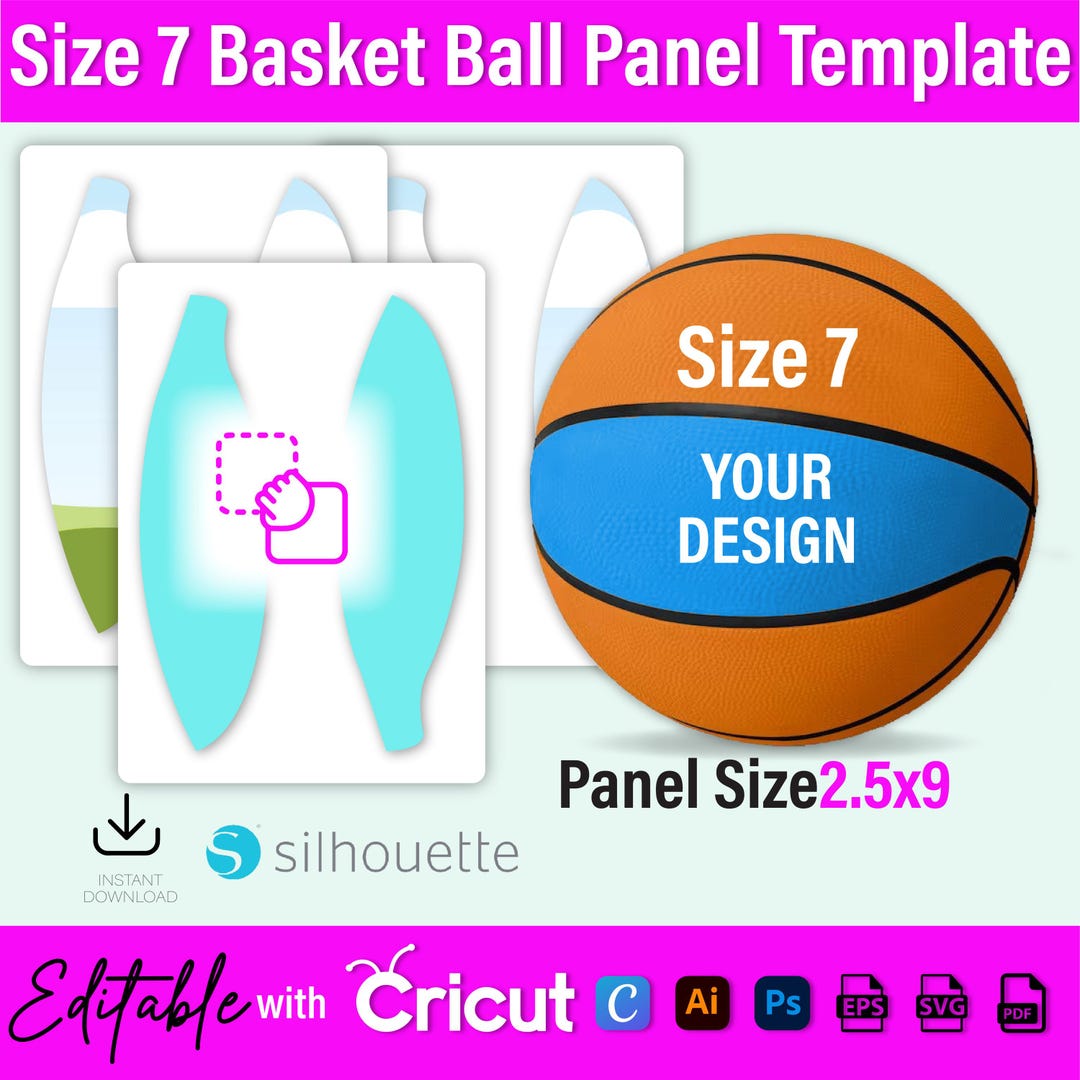 Basketball Panel Template, Basketball Panel Svg, Football Panel ...