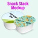 Snack Stack Template, Snack Stack Label Canva Template, Snack Stack ...