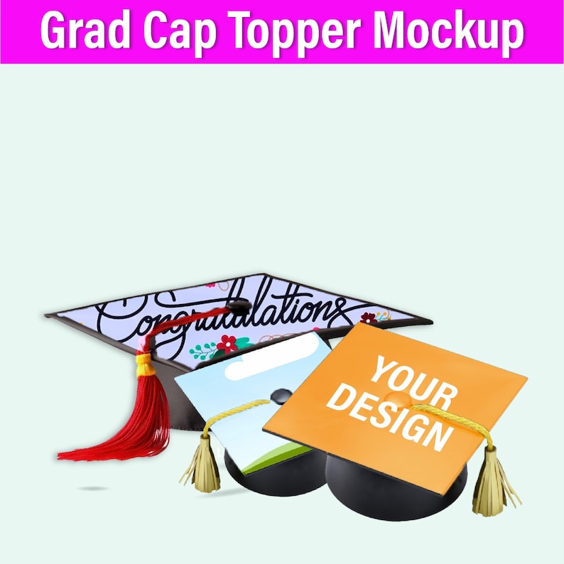 Graduation Cap Topper Template: Editable Design (digital Download) - Etsy