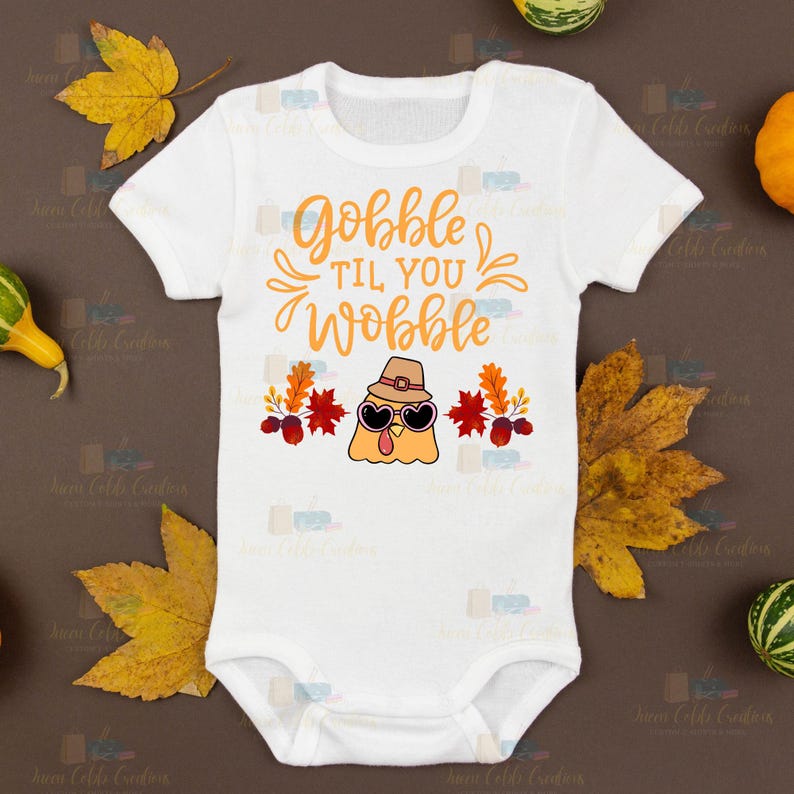 Thanksgiving Turkey PNG: Gobble Til You Wobble Image (digital Download ...