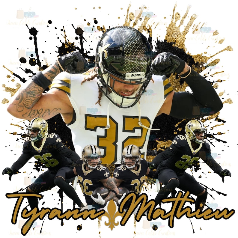 Tyrann Mathieu Saints, NOLA Saints, New Orleans - Etsy