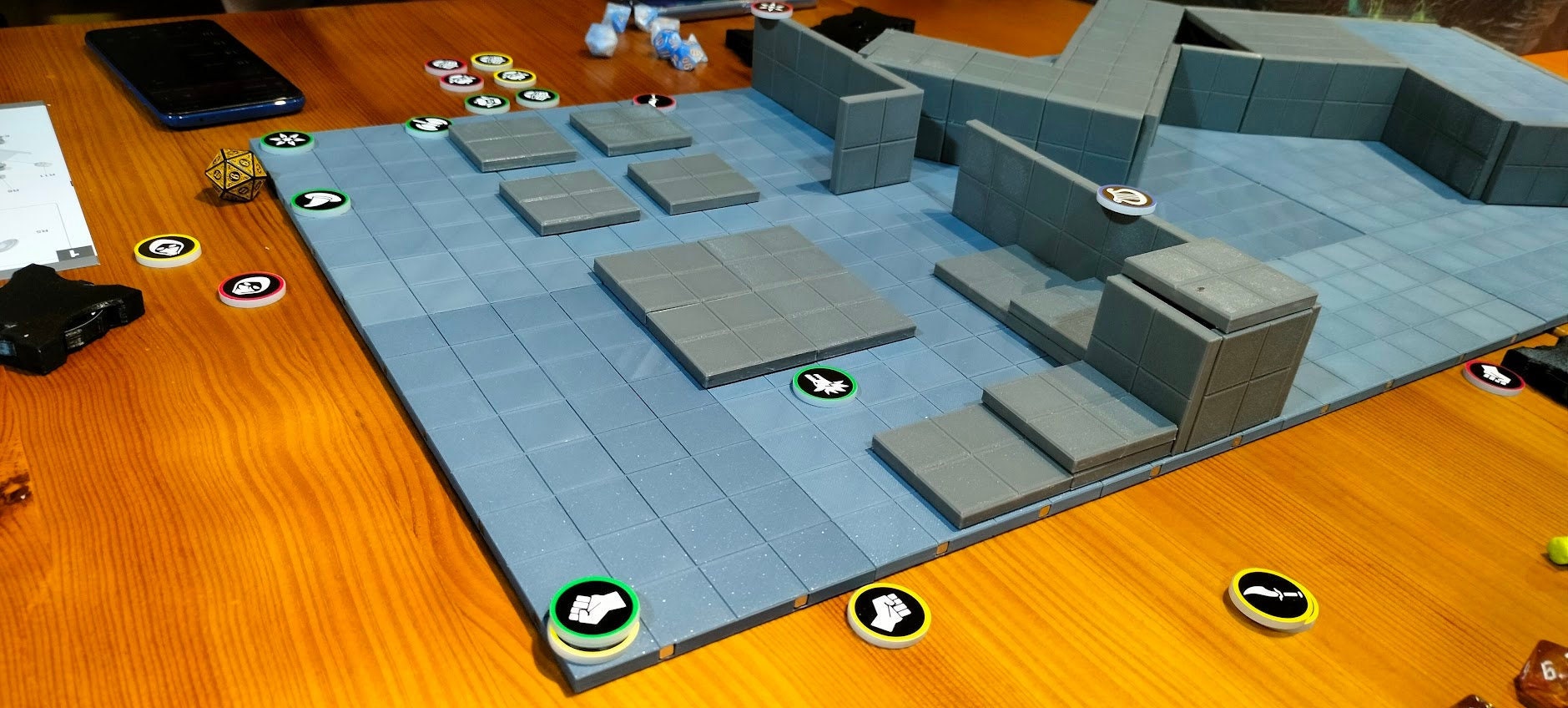 Modular Magnetic Tiles for D&D, Dnd Battlemap, TTRPG Grid, Dungeons and ...