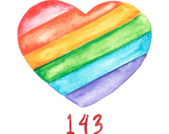 Mister Rogers 143 I Love You Printable,hidden Message Wall Art,i Love ...