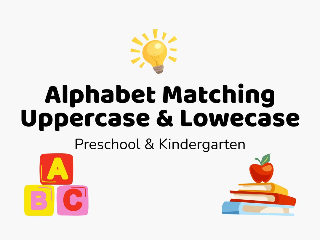 Alphabet Matching Worksheets | Uppercase and Lowercase Letter Match ...