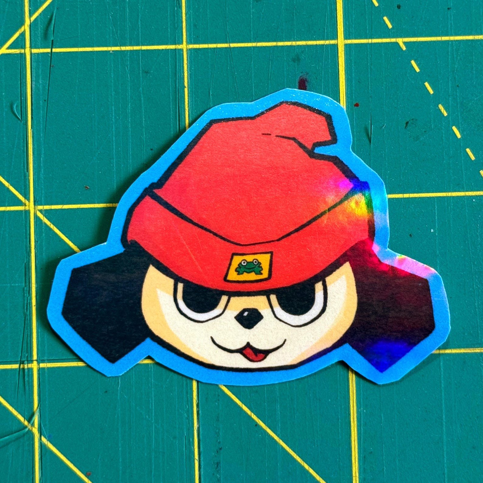 Parappa the Rapper Holographic Sticker - Etsy