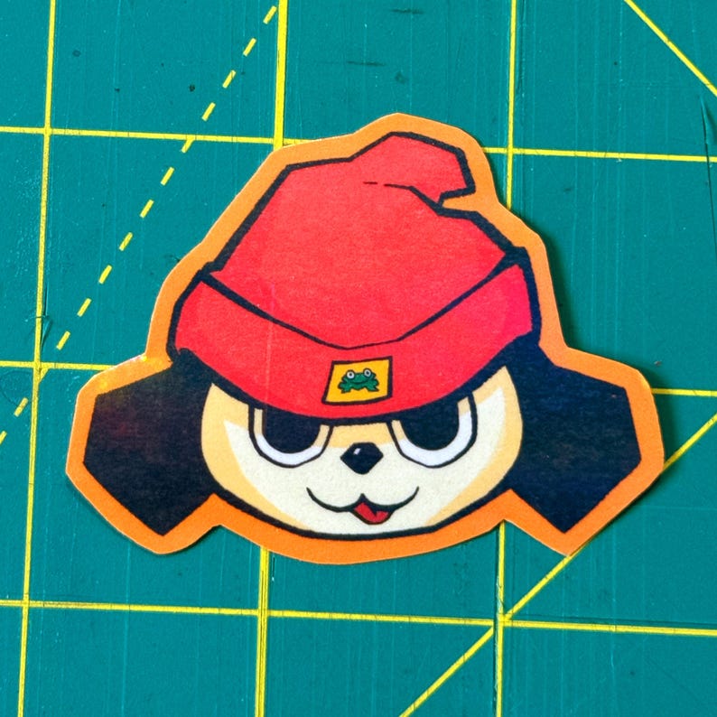 Parappa the Rapper Holographic Sticker - Etsy