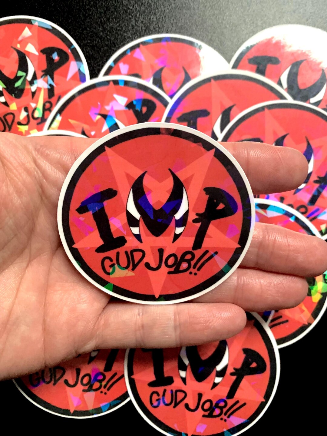 Helluva Boss Blitzø “gud Job!" Sticker - Etsy