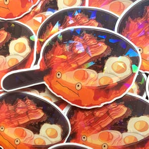 Howl’s Moving Castle, Calcifer Sticker - Etsy