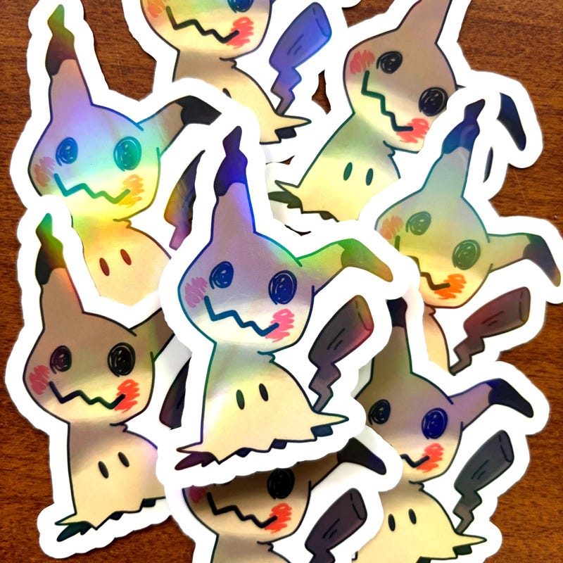 Mimikyu Laptop Stickers - Etsy UK