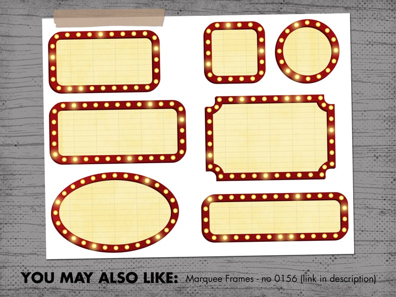 Personalized MARQUEE SIGN Printable Large Digital Download - No. 0227 ...