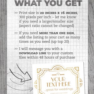 ART DECO SIGN Printable Large Personalized Art Deco Sign, Custom ...