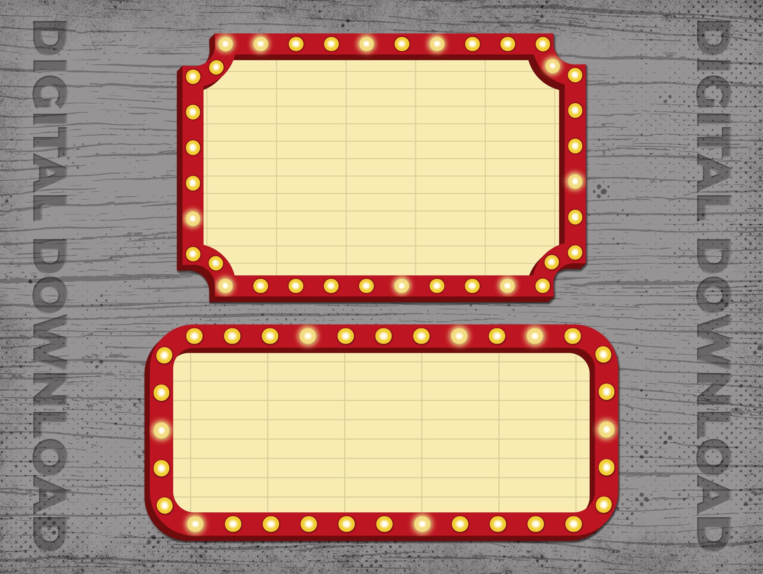 Large Blank Marquee Clip Art Blank Marquee Sign Images Free Download