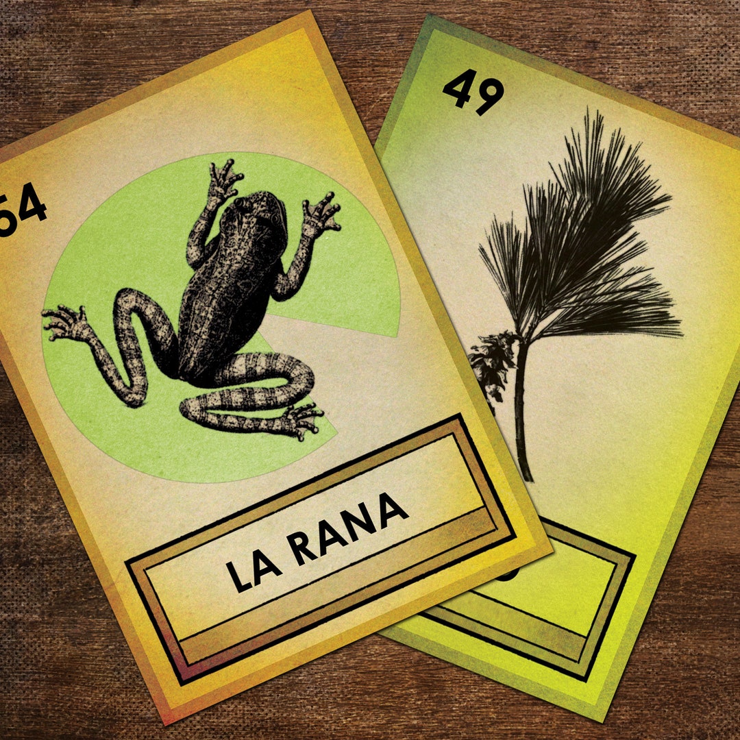 LOTERIA CARDS Part 7 Digital Collage Sheet 2.5x3.5in Printable Cards No ...