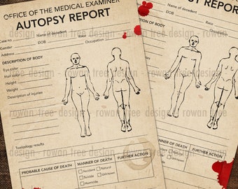 Printable POLICE REPORTS True Crime Digital Download No. 0153 - Etsy