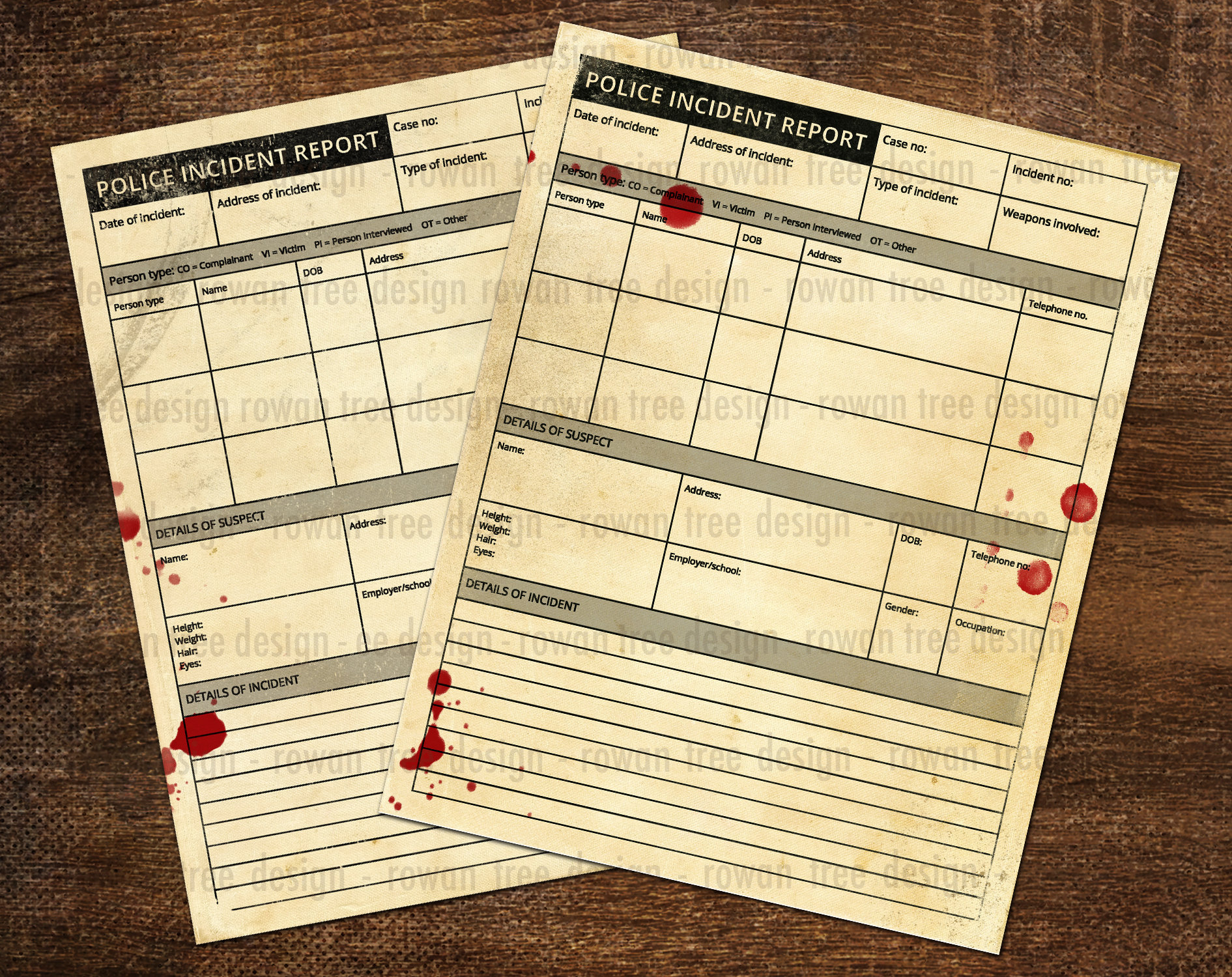 Police File Template