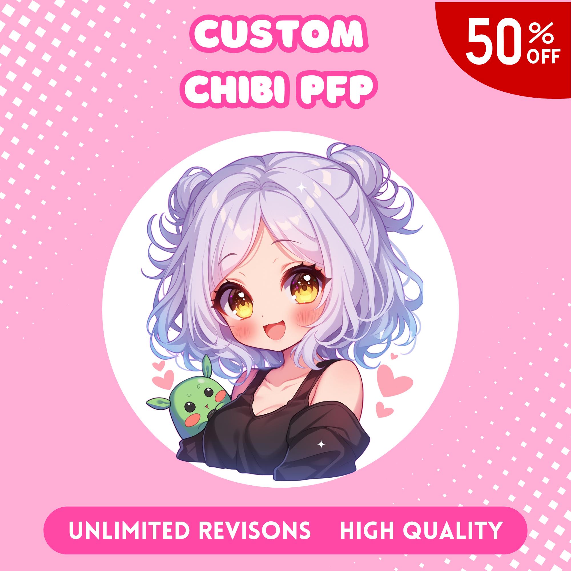 CUSTOM CHIBI PFP Pfp Chibi, Pfp Commission, Chibi Commission, Chibi Pfp ...