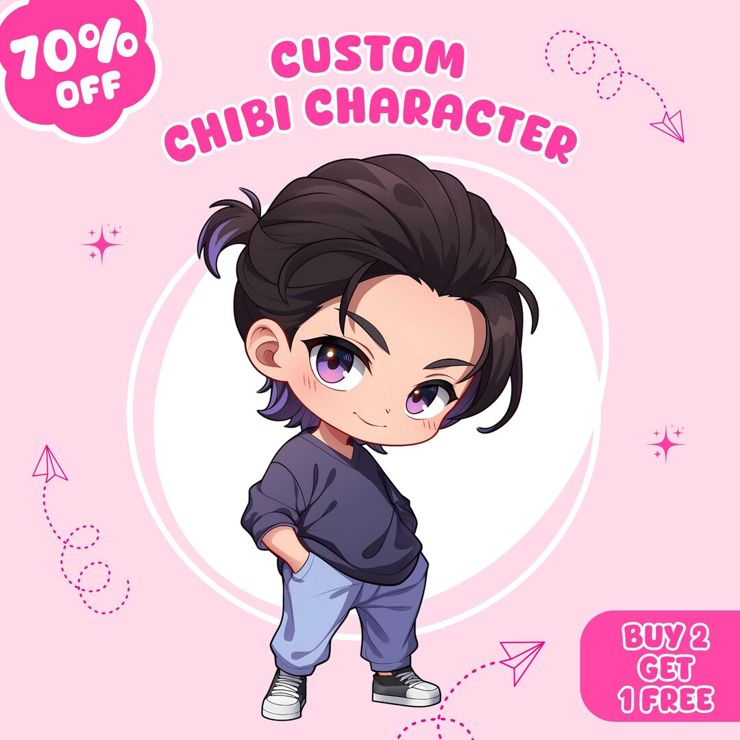 CUSTOM CHIBI, Chibi Character, Custom Chibi Commission, Chibi, Fanart ...