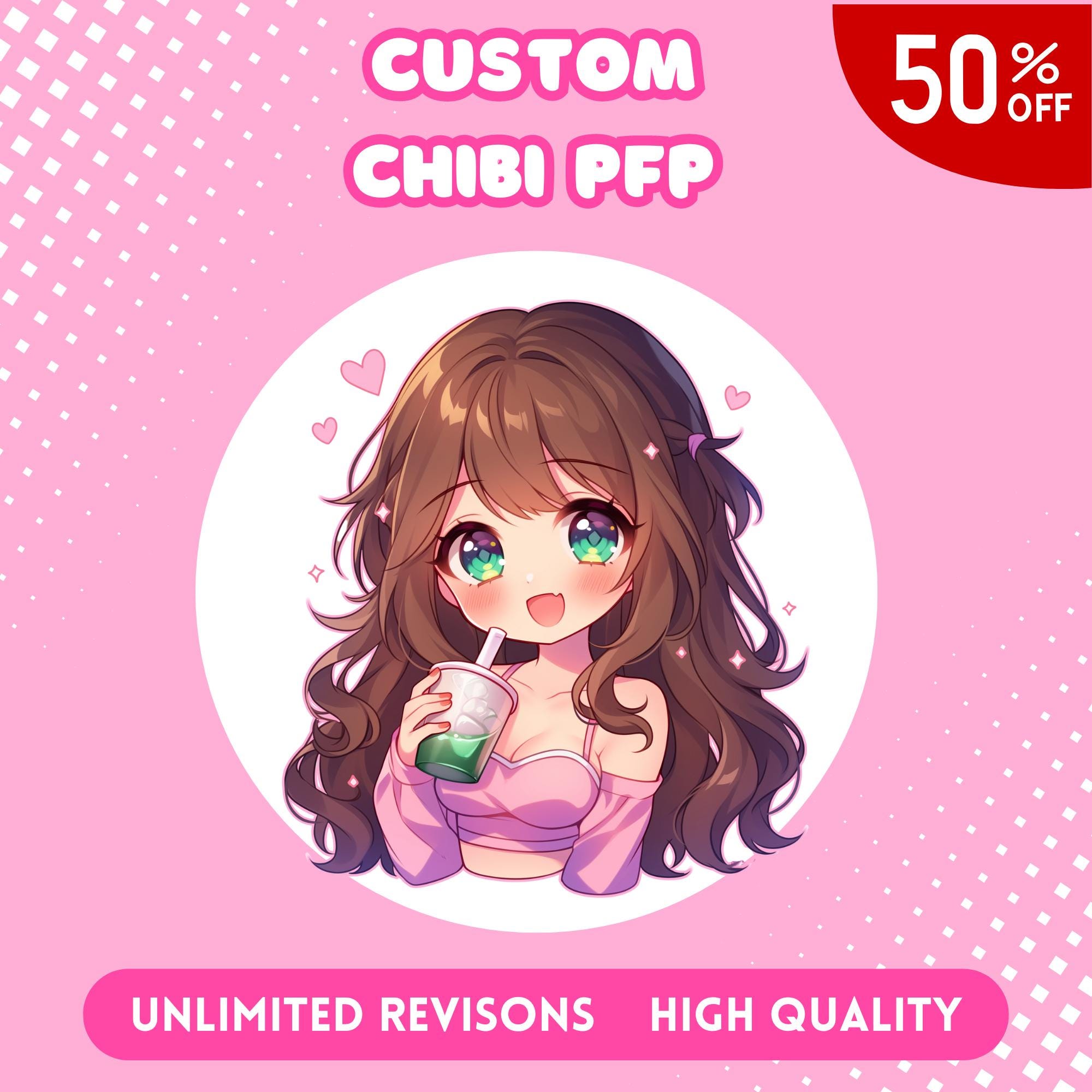 CUSTOM CHIBI PFP Pfp Chibi, Pfp Commission, Chibi Commission, Chibi Pfp ...