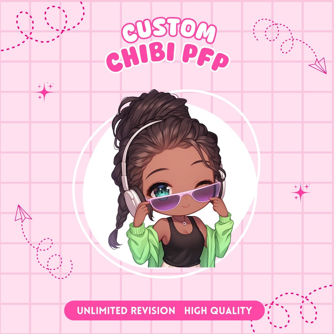 CUSTOM CHIBI PFP | Pfp Chibi, Pfp Commission, Chibi Commission, Chibi ...