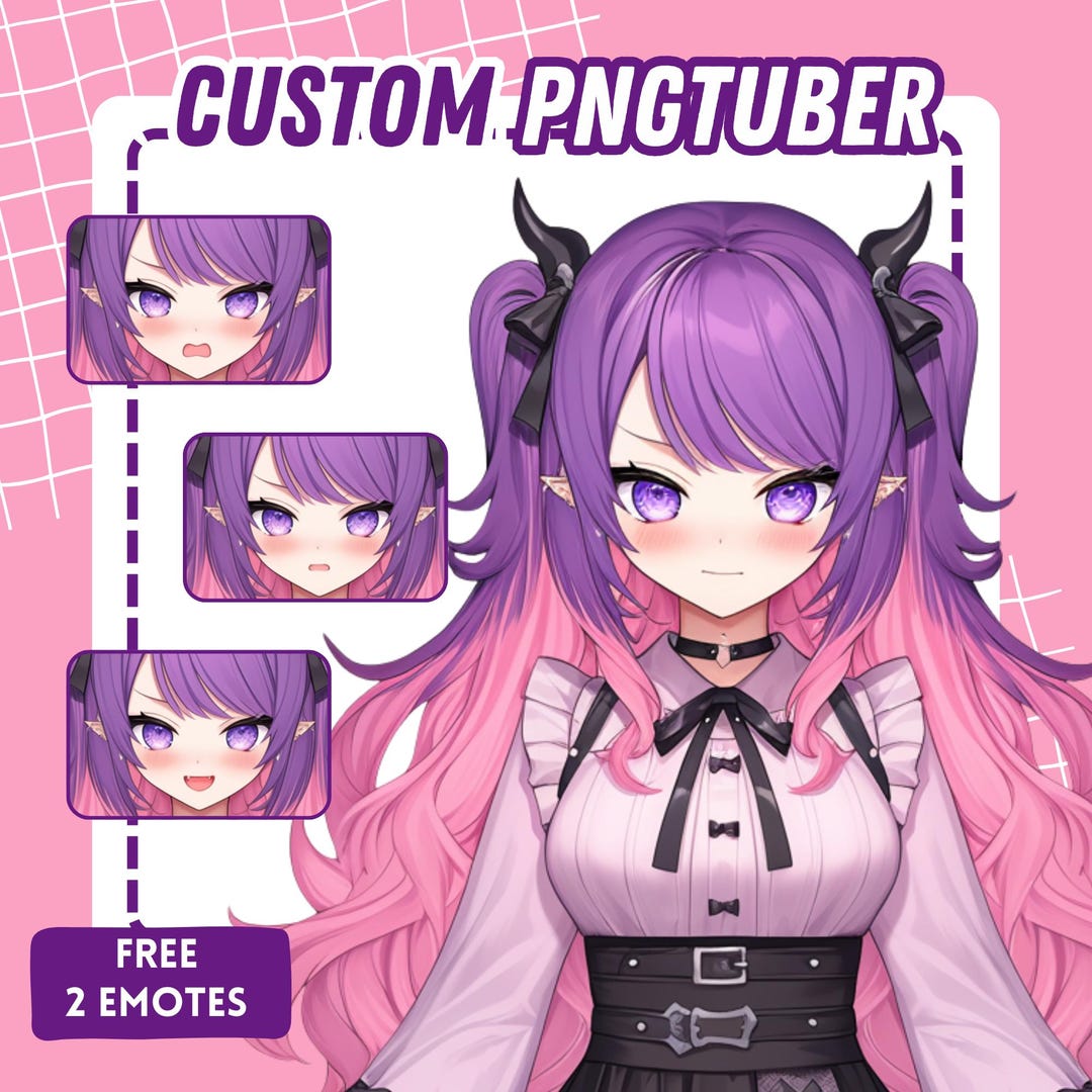 CUSTOM PNGTUBER MODEL | Pngtuber, Png Tuber, Twitch Pngtuber, Pngtuber ...