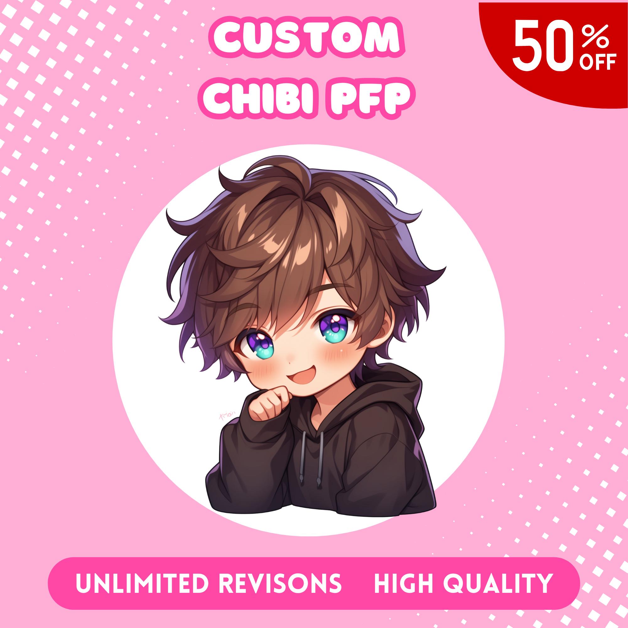 CUSTOM CHIBI PFP Pfp Chibi, Pfp Commission, Chibi Commission, Chibi Pfp ...