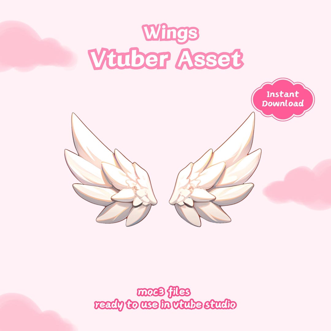 Vtuber Asset | Wings Asset | Vtuber Prop | Vtuber, Rigged Wings Assets ...