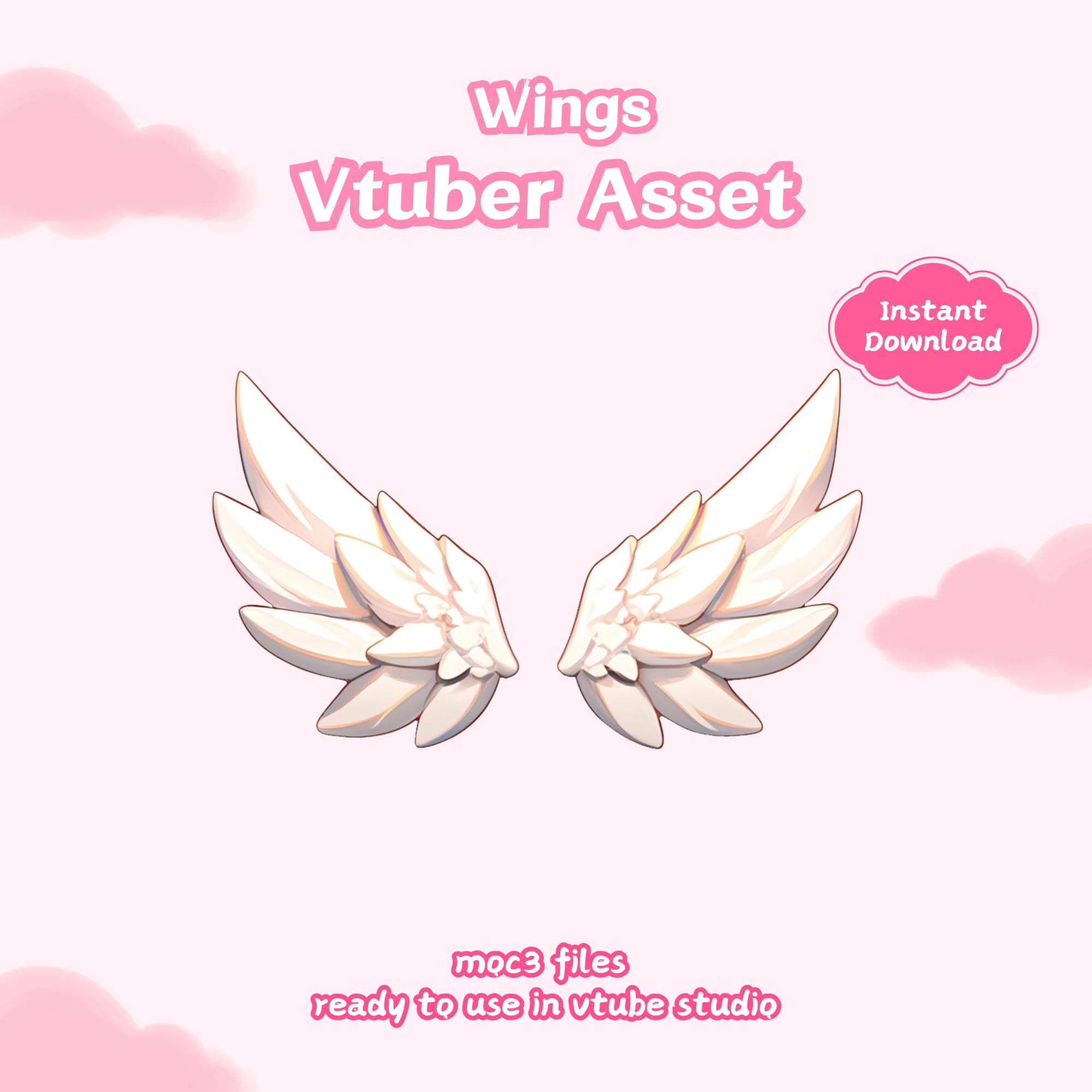 Vtuber Asset | Wings Asset | Vtuber Prop | Vtuber, Rigged Wings Assets ...