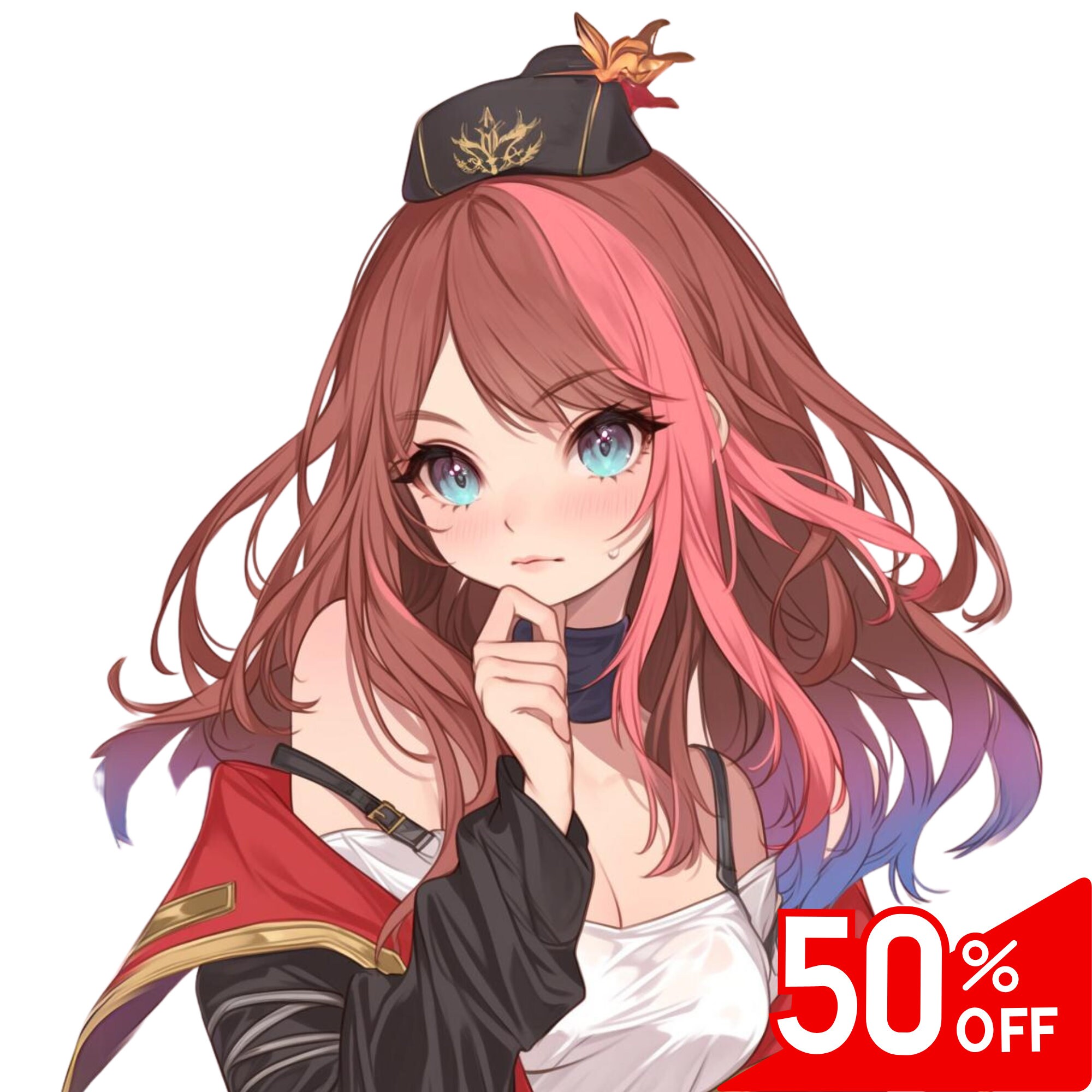 CUSTOM PFP Character Commission, Anime Avatar, Anime Portrait, PFP ...