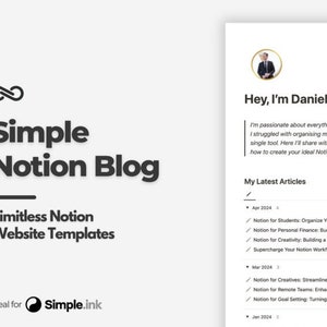 Limitless Website Template Notion Template, Landing Page, Notion ...